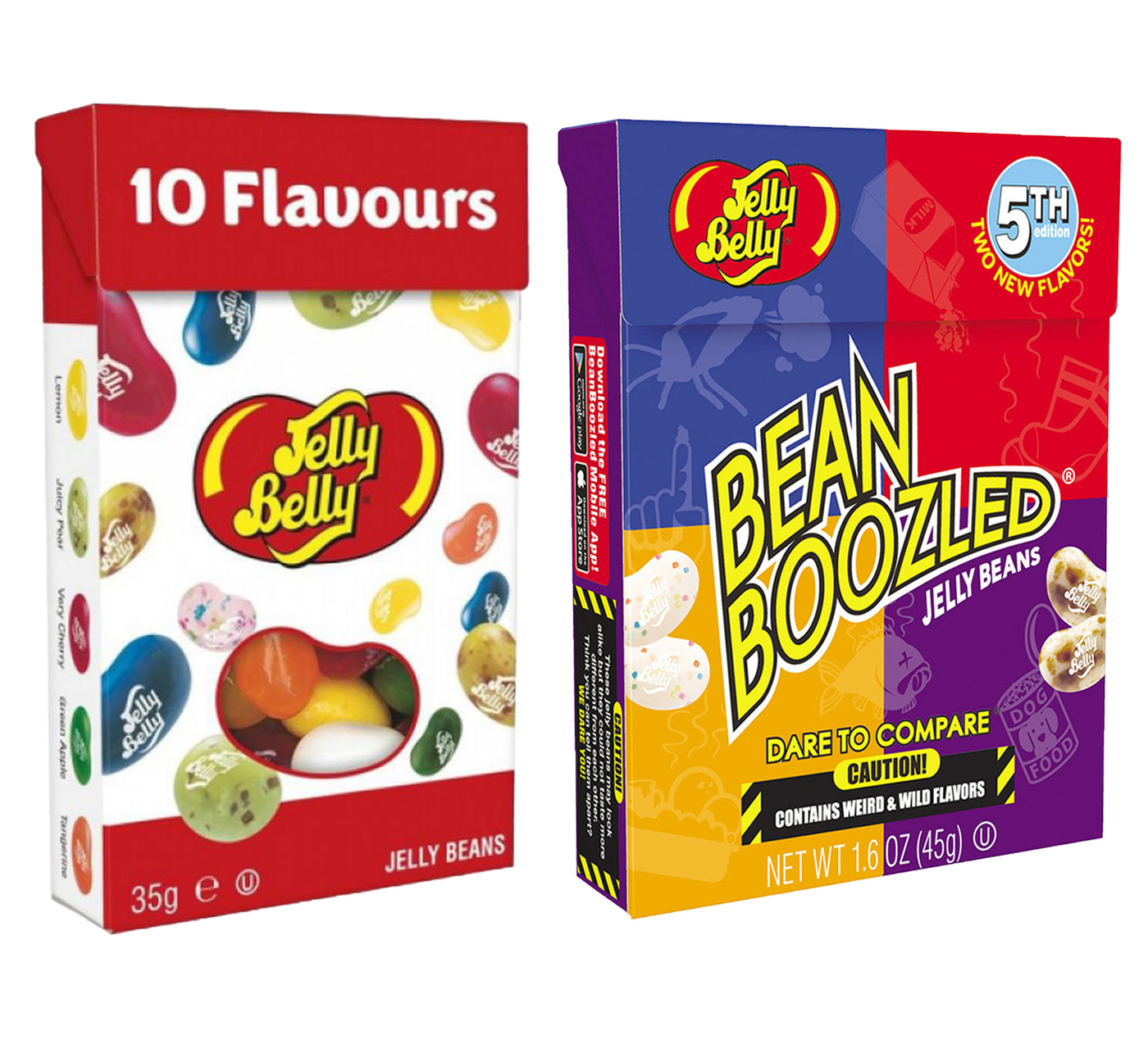 Конфеты Jelly Belly коробка 10 вкусов 35 гр. + Ассорти Bean Boozled 45 ...