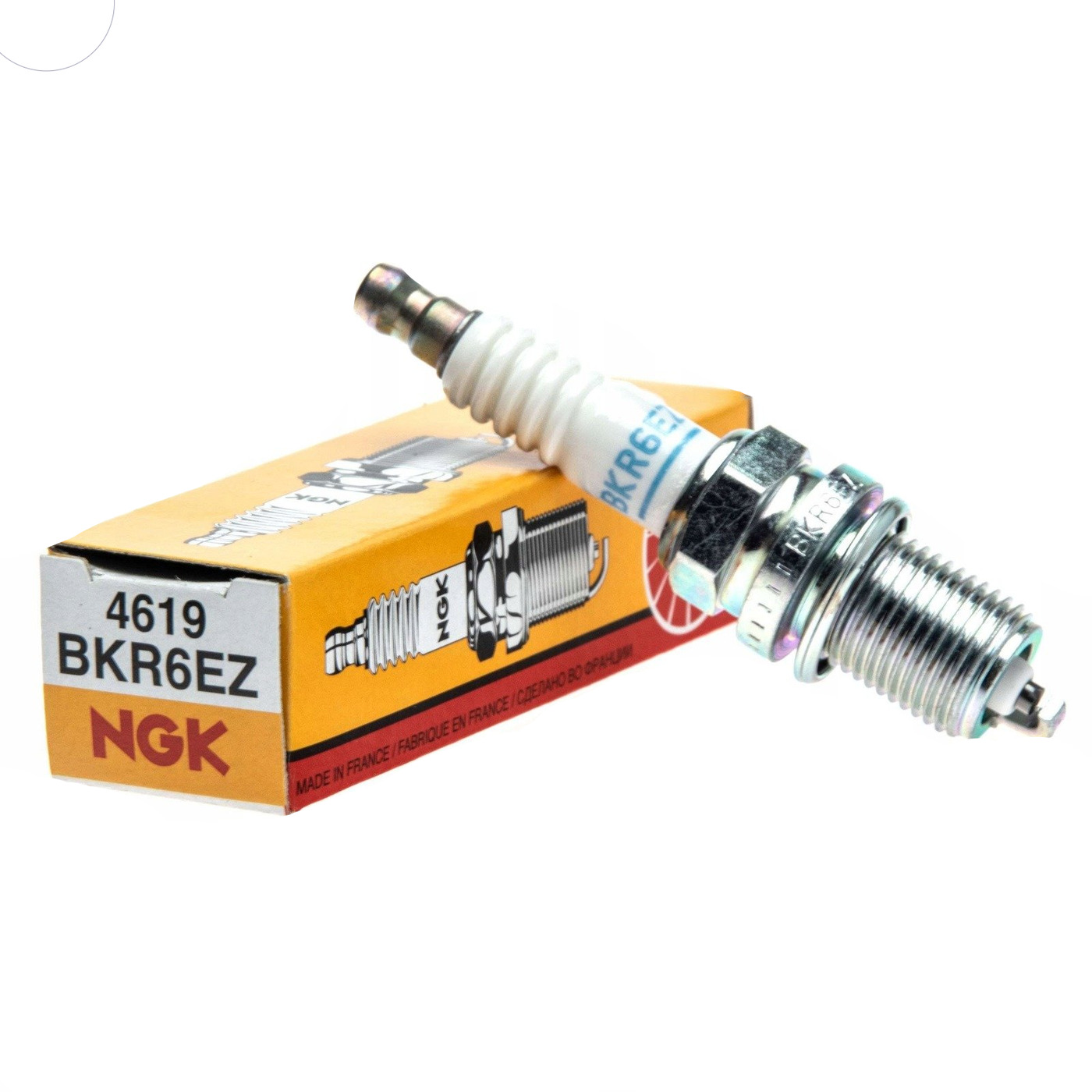 NGK Свеча зажигания 4619 BKR6EZ Подходят Для 16кл на Лада , VESTA Xray ...