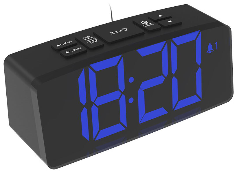 Радиоприемник и радиочасы Ritmix RRC-1820 BLACK — купить в интернет ...