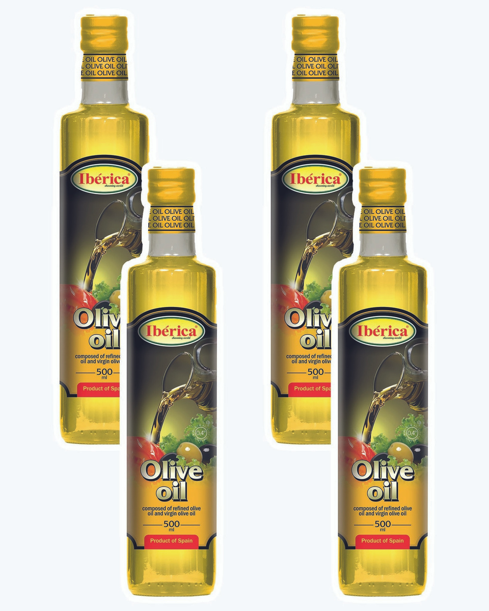 Набор Оливкового масла Iberica 100% 0,5л. из 4 шт. — купить в интернет ...