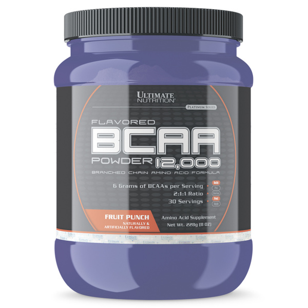 BCAA для спортсменовUltimate Nutrition BCAA 12,000 Fruit Punch 228g - купить с доставкой по ...