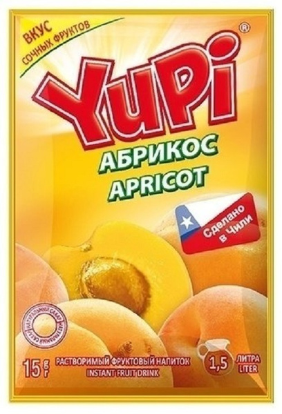 Растворимый напиток Yupi Абрикос (24 шт) купить на OZON по низкой цене (1983027890)