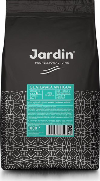 Кофе в зернах Jardin Guatemala Antigua, арабика, 1 кг - купить с ...