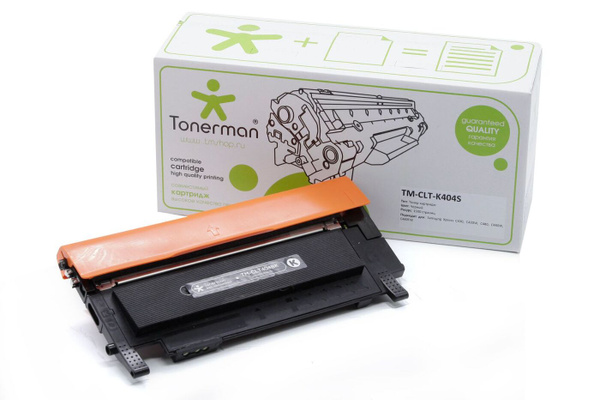 Расходник для печати Tonerman CLT-K404S, Черный (black), для лазерного ...