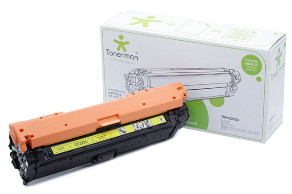 Расходник для печати Tonerman TM CE270A №650A, Желтый (yellow), для ...
