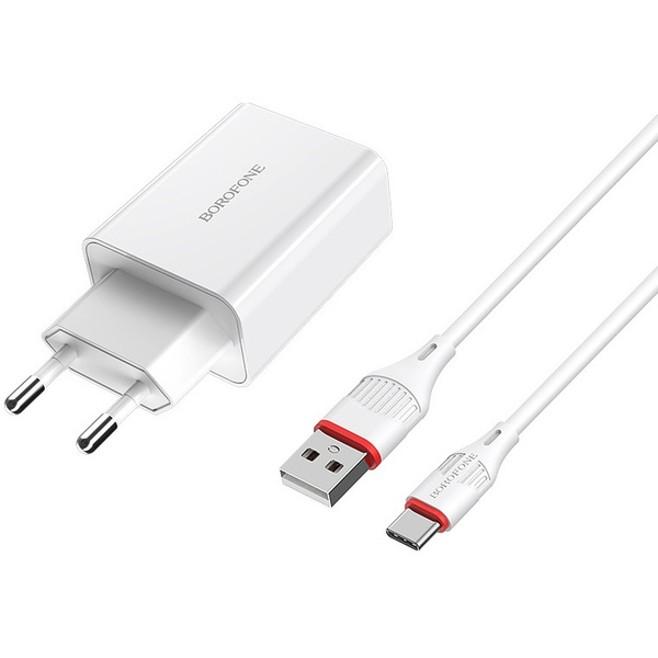 Сетевое зарядное устройство Borofone Ba21a Hs 18 Вт Usb 3 0 Type