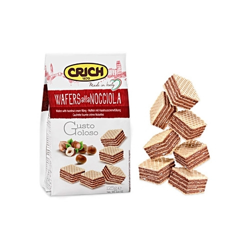 Вафли Crich Wafers with hazelnut filling с орехово-кремовой начинкой ...