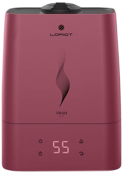 Увлажнитель воздуха Loriot LHS-C530E, бордовый - купить с доставкой по ...