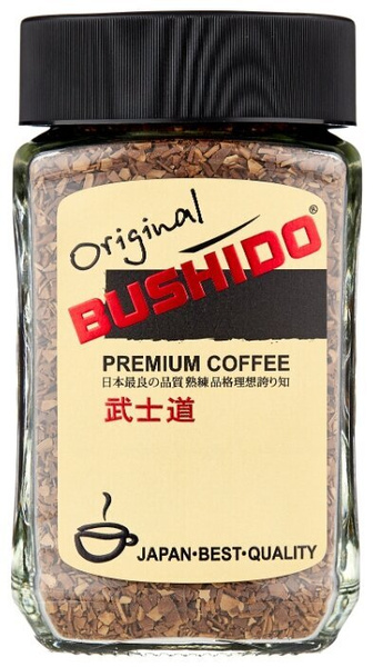 Кофе растворимы сублимированный Bushido Original, 100 г - купить с ...