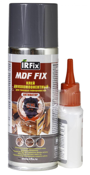 Клей двухкомпонентный цианоакрилатный IRFix MDF FIX 400ml+100g купить ...