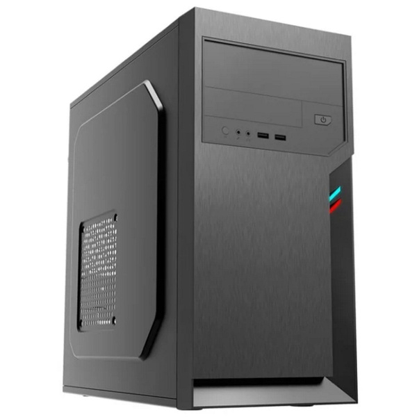 Foxline Компьютерный корпус FL-702, черный (FL-702-FZ450) - купить с ...