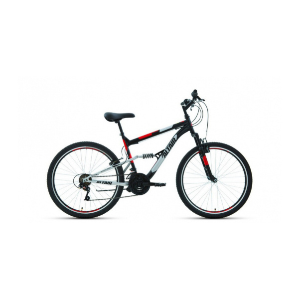 Велосипед 26' Altair MTB FS 26 1.0 18 ск Черный/Красный 20-21 г ...