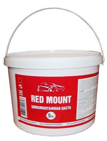Паста шиномонтажная 5кг RED MOUNT ACG, паста монтажная для шиномонтажа ...