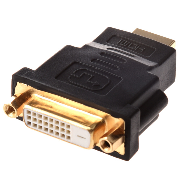 Адаптер HDMI-DVI позолоченный разъем мужчина-женщина - купить с ...