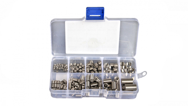 Набор вставок для ремонта резьбы M3-M8 150 предметов ANROKEY - купить с доставкой по выгодным ...