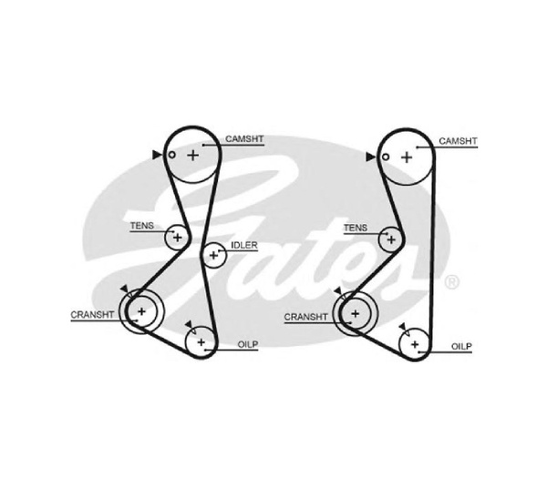 Ремень ГРМ MITSU GALANT 2.0 92-96/L200 2.0 96-/SPACE WAGON 2.0 92-98 ...