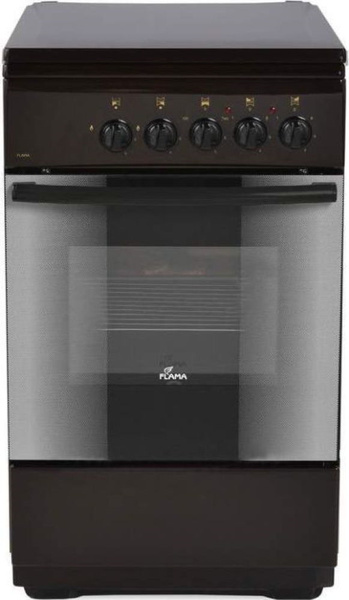 Плита Комбинированная Flama RK 2211 B коричневый - купить по выгодной ...
