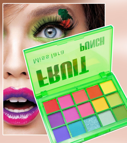 Вопросы и ответы о Палетка теней для глаз Miss Lara FRUIT 15 ярких ...