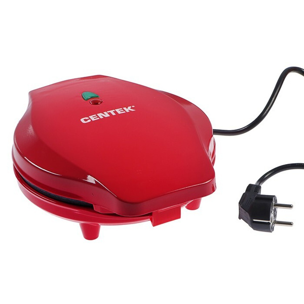 Вафельница Centek 6042474, красный - купить по выгодной цене в интернет ...
