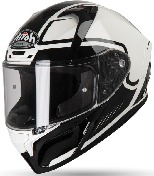 Airoh Мотошлем VALOR_MARSHALL WHITE GLOSS_16662 черный, белый - купить ...