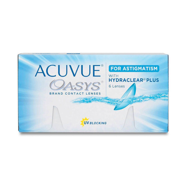 ACUVUE OASYS with Hydraclear Plus for Astigmatism (6 линз) BC 8,6 SPH ...