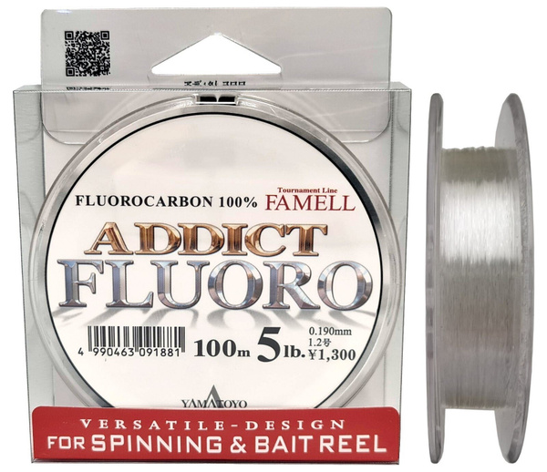 Флюорокарбоновая леска для рыбалки YAMATOYO 100% Флюорокарбон Addict Fluoro_100м по 100 м купить ...