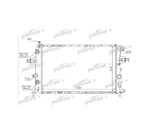 Радиатор охлаждения PATRON PRS3584 - PATRON арт. PRS3584 - купить по ...