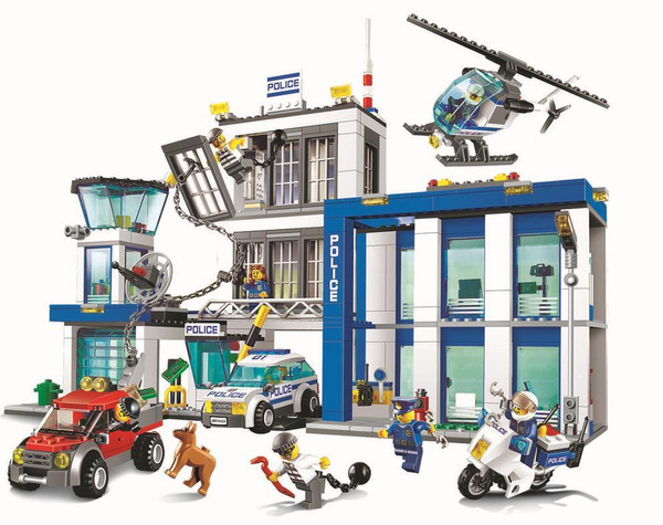 Конструктор BELA Полицейский участок 10424/ Lego City 60047 - купить с ...