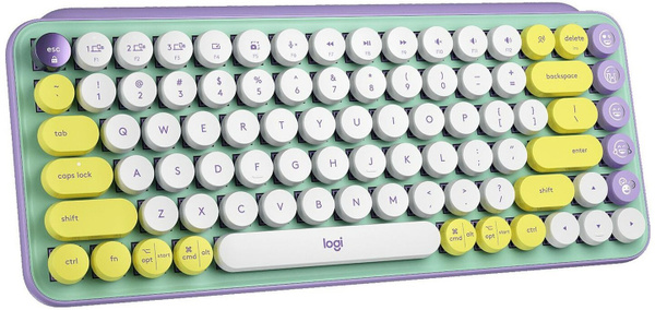 Механическая клавиатура Logitech Pop Keys с клавишами Эмодзи купить по