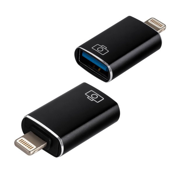 Переходник адаптер OTG для Apple iPhone, iPad, iPod с разъёма Lightning ...
