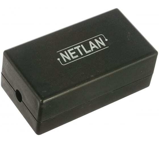 Кабельный соединитель IDC-IDC Кат.5e неэкран. черный 10шт. EC-UCB-IDC-UD2-BK-10 код ЭКО14833 ...