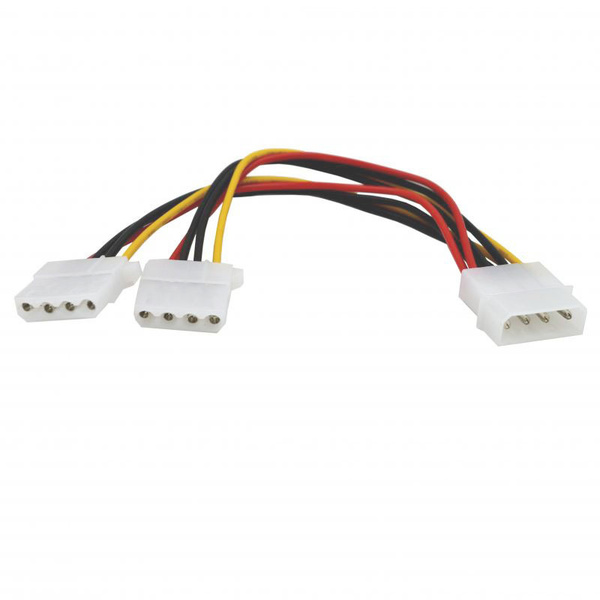 Кабель переходник Molex M - Molex F x2, 20см - купить по низкой цене в ...
