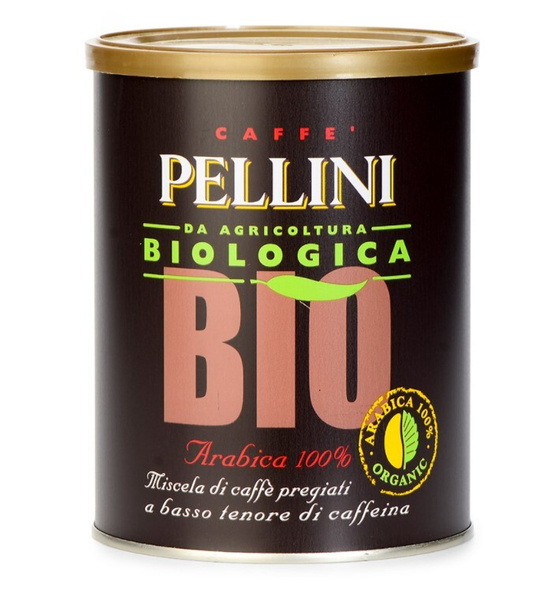 Кофе молотый 100% арабика BIO, Pellini, 250 г, Италия - купить с ...