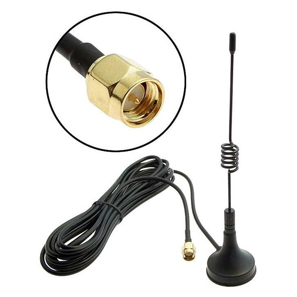 GKT-433-3B3 (3m RG174) SMA P Антенны GSM - купить с доставкой по ...