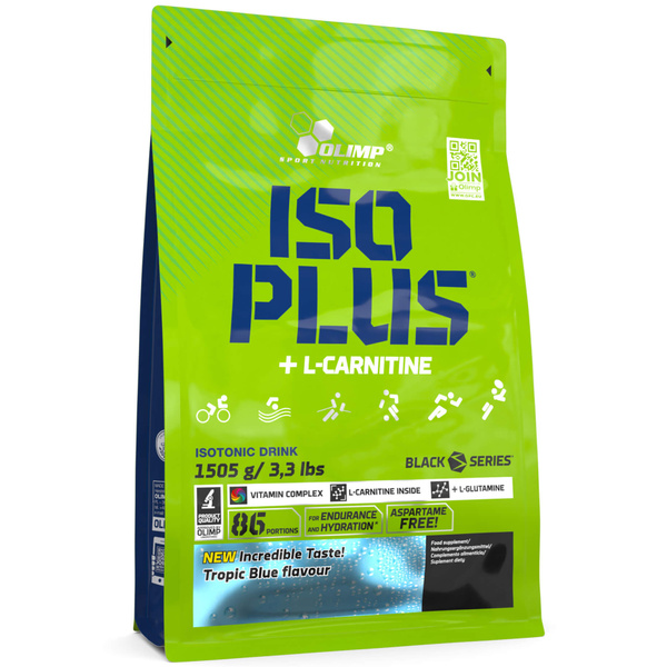 Изотоник Olimp Iso Plus Powder - 1505 грамм, тропический-синий - купить ...
