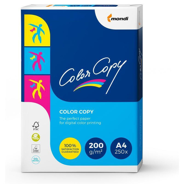 Бумага для цветной лазерной печати Color Copy (А4, 200г, 161% CIE ...