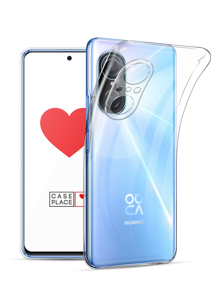 Чехол на Huawei Nova 9 SE / Хуавей Нова 9 SE прозрачный - купить с ...