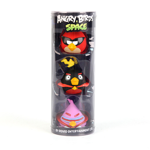 Фигурки пластизоль ANGRY BIRDS SPACE 3 шт. в тубе GT7754 - купить с ...