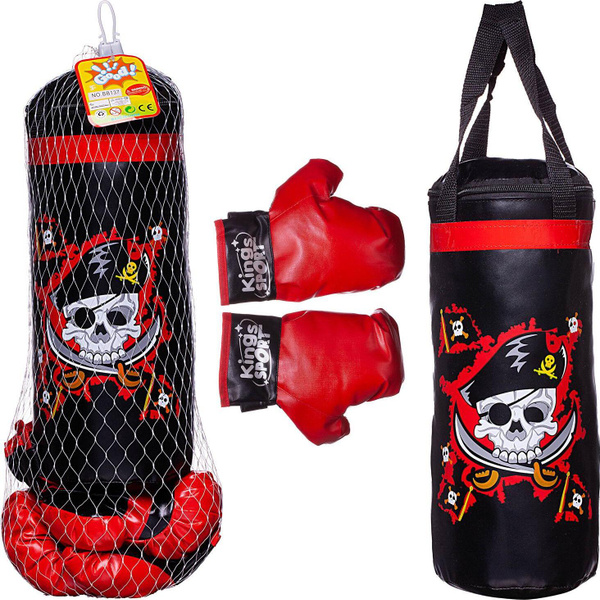 Набор боксерский JUNFA Пират, груша 37,5 см и перчатки - купить с доставкой по выгодным ценам в ...