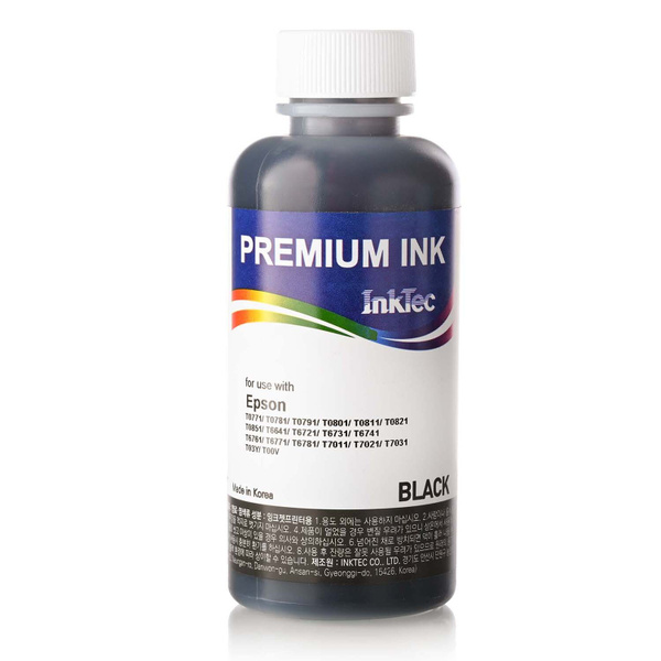 Расходник для печати InkTec E0010-L800-6, Черный (black), для струйного принтера, совместимый ...