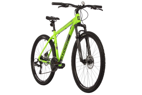 Велосипед STINGER 27.5" GRAPHITE STD зеленый, алюминий, размер 16" - купить по выгодной цене в ...