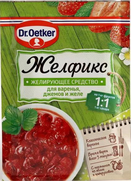 Dr. Oetker / Желирующее средство ЖЕЛФИКС 1:1 для варенья, джемов и желе ...