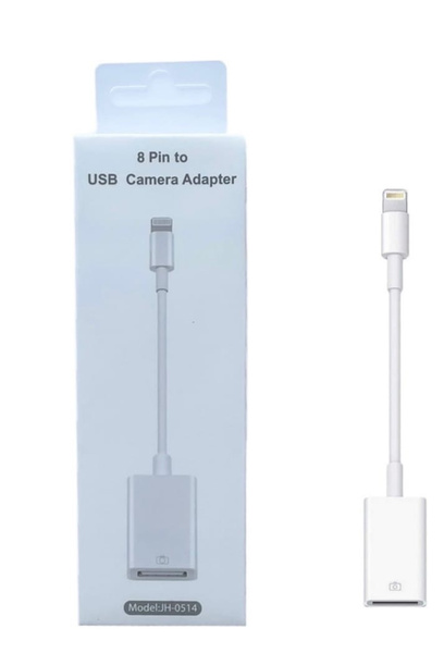 Переходник Адаптер Lightning-USB для iPhone и iPad (Lightning to USB ...
