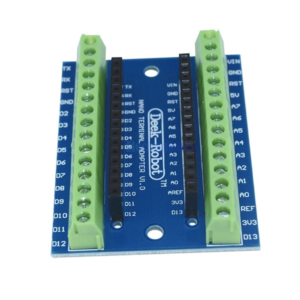 Терминальный адаптер подключения под отвертку Arduino Nano Shield Ардуино проекты купить с