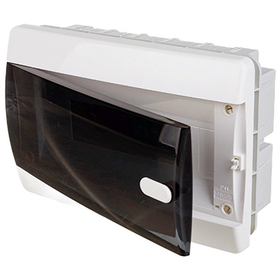 Бокс 12мод встраиваемый белый чёрная дверь IP41 CVK Tekfor - купить по выгодной цене в интернет ...