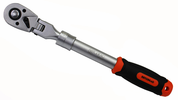 Трещотка АвтоDело PRO 39599 телескопическая шарнирная 1/2 72 зубца ...