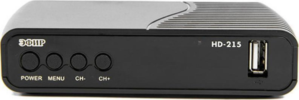 ТВ-тюнер Сигнал Эфир HD-215, черный купить по выгодной цене в интернет ...