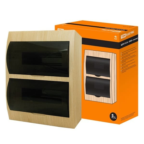 Бокс ЩРН-П TDM Эко (сосна), 24 модуля, навесной, пластик, IP40 - купить по выгодной цене в ...