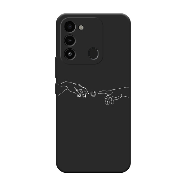 Матовый силиконовый чехол на Tecno Spark Go 2022 8С 9 Текно Спарк Гоу 2022 8С 9 Загрузка