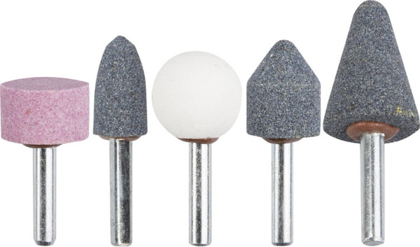 Набор точильных камней шарошки абразивные 6мм хвост. -5шт - купить с ...